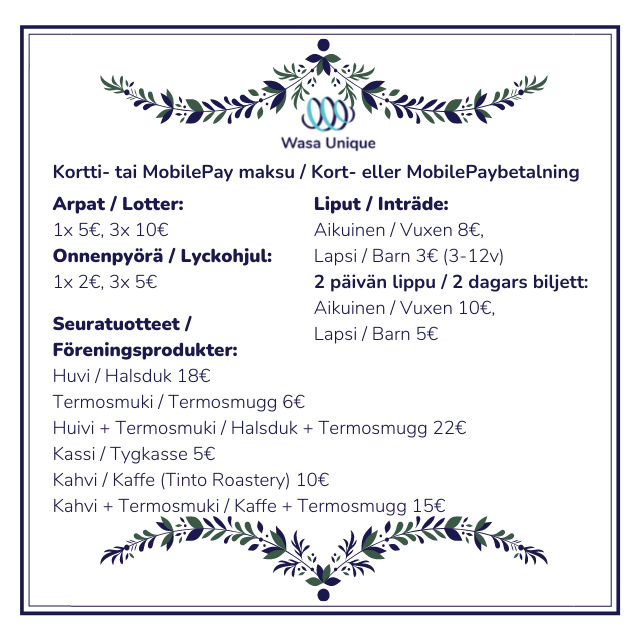 Välkommen på Wasa Uniques juluppvisningar! | Wasa Unique